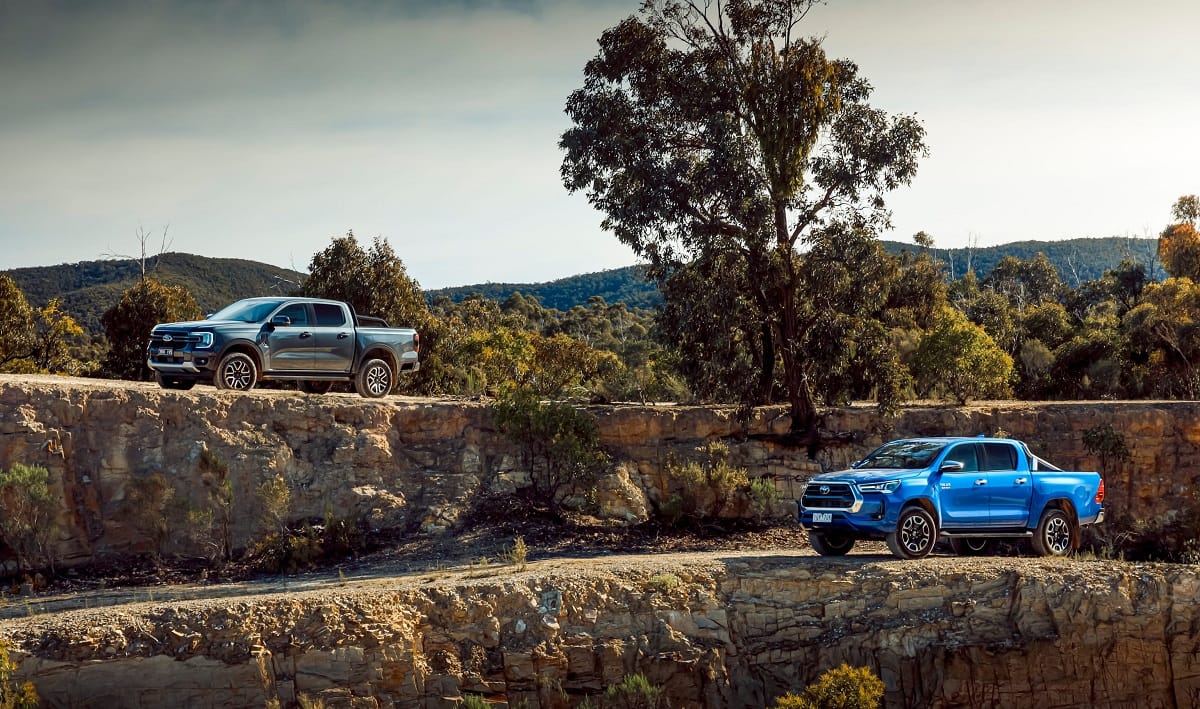 Comparison of Ford Ranger and Toyota Hilux 2023
