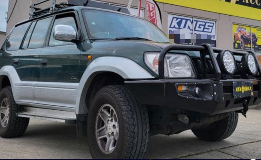 Bullbar For Toyota Landcruiser Prado 90 series - ykings4x4