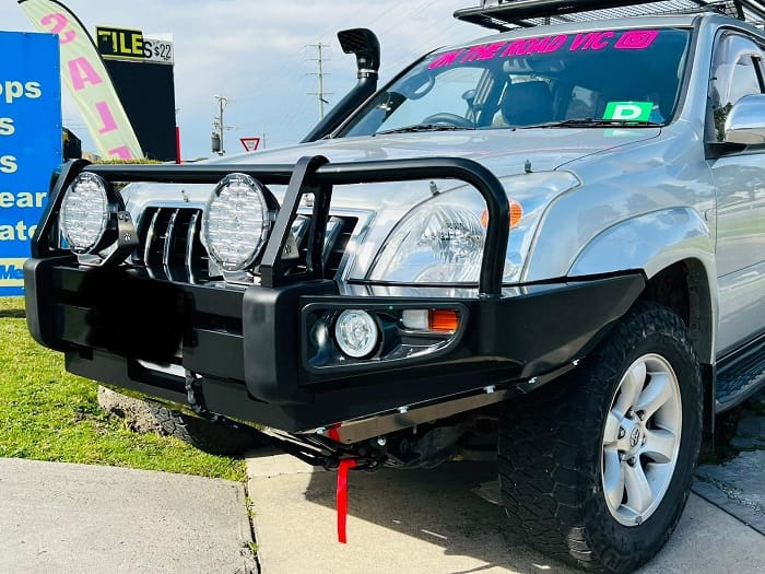 Buy Bullbar To Suit Toyota Prado 120 Series - ykings4x4