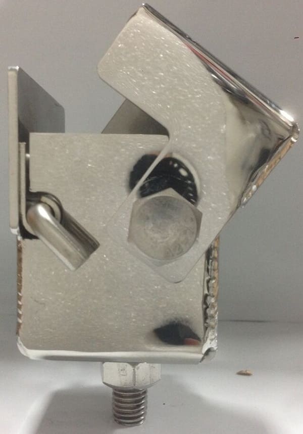 UHF Radio folding antenna bracket Stainless Steel bull bar nudge bar ...